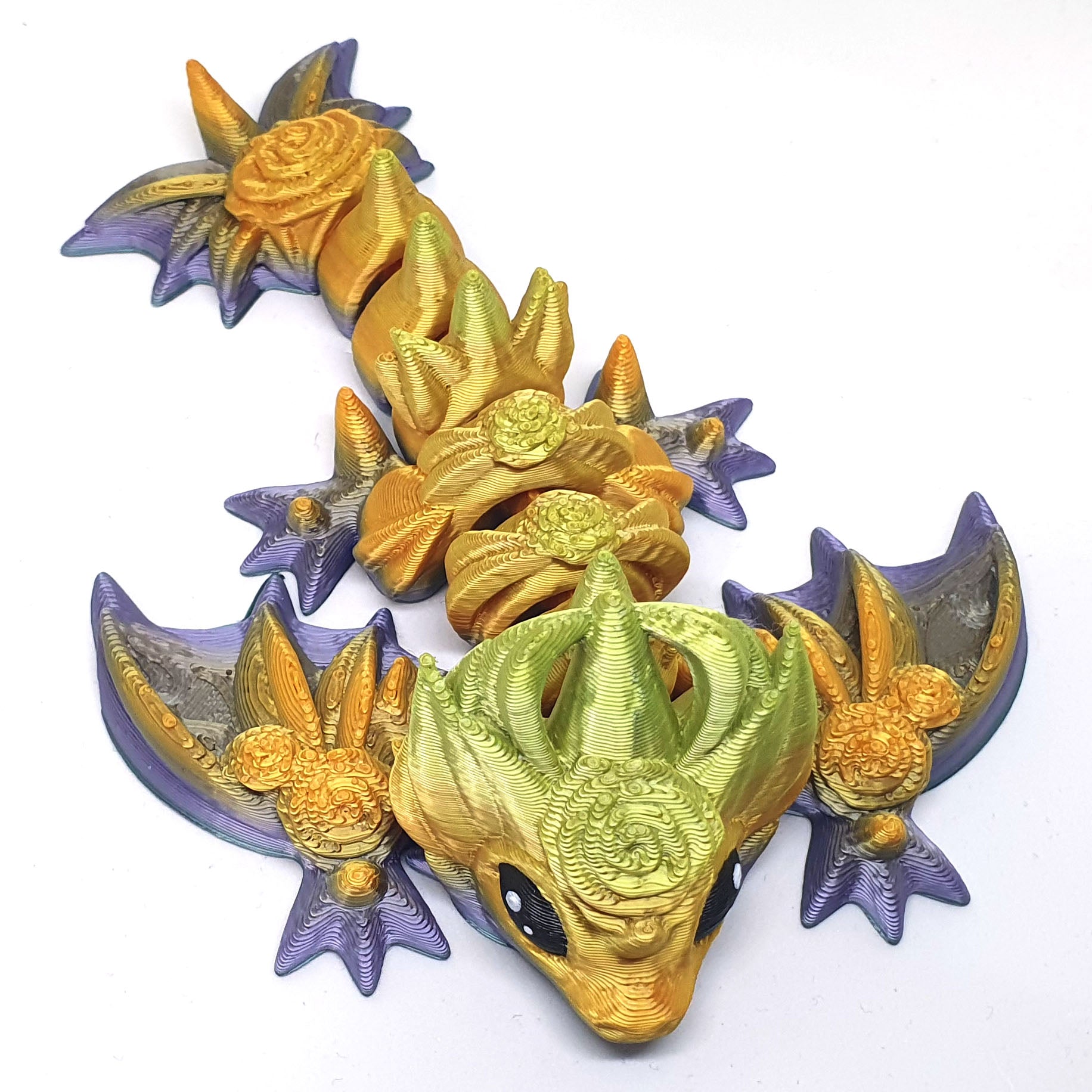 Adopt a CinderWing3D Rose Wyvern Articulated Baby Dragon – BlueCyborg.com