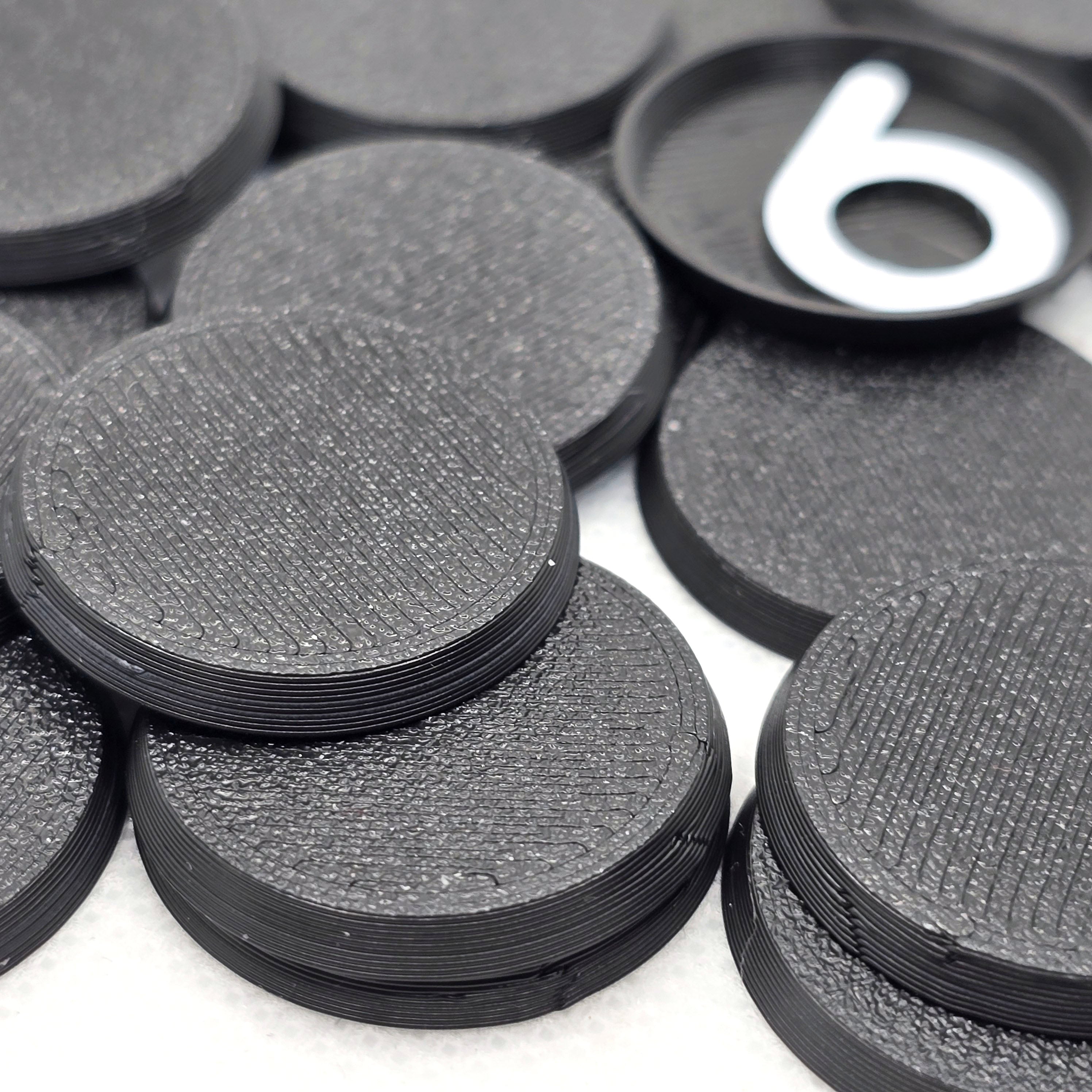 25mm Bases for 28mm Scale Miniatures for D&D, Shapeways, Pathfinder and ...