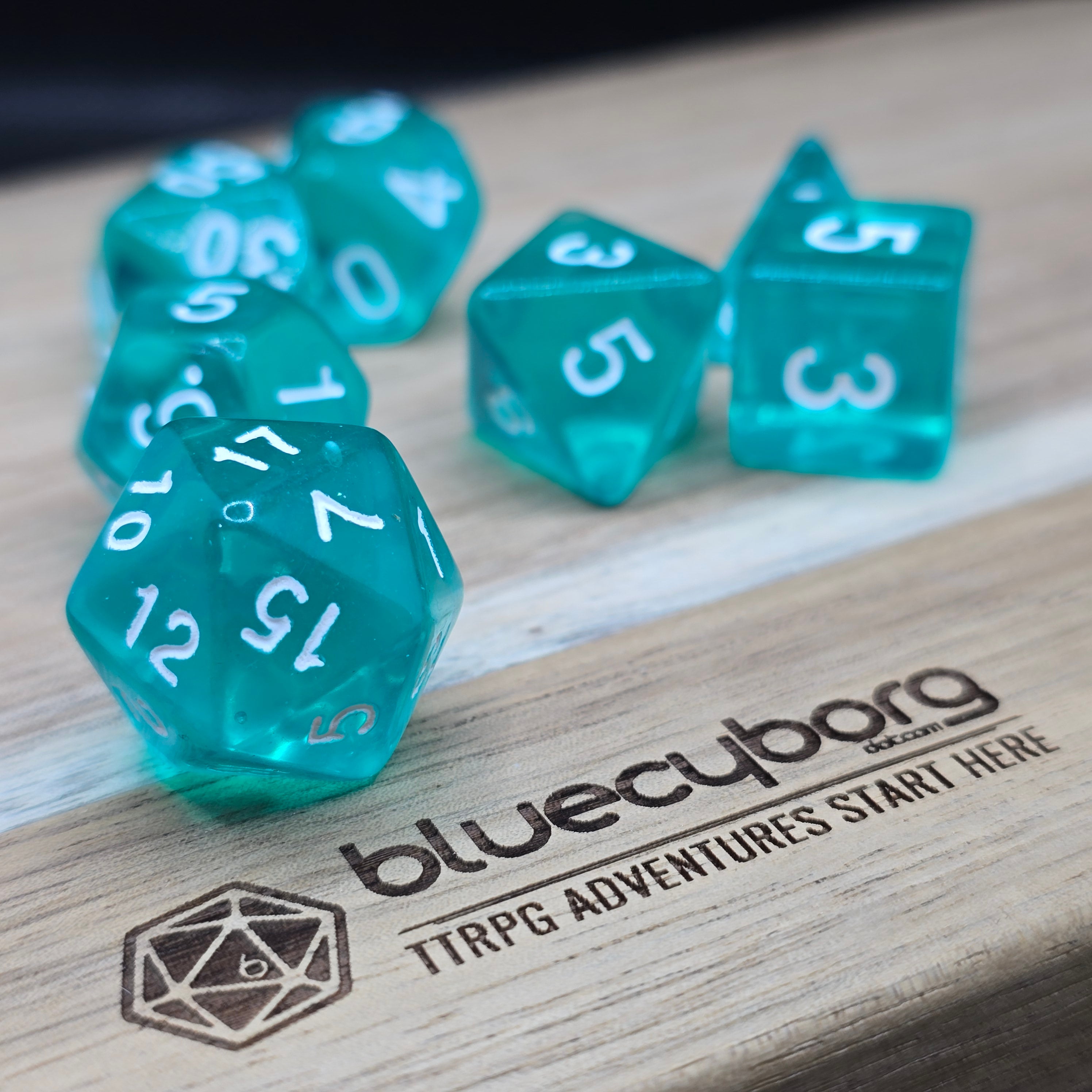 Aetherglass Shards - Gem - Acrylic Dice Set Ideal For D&D & Pathfinder ...
