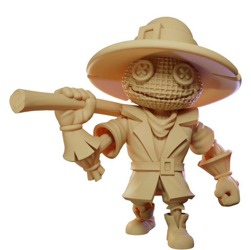 ScareCrow Oversized Miniature for D&D, Shapeways, Pathfinder and Other ...