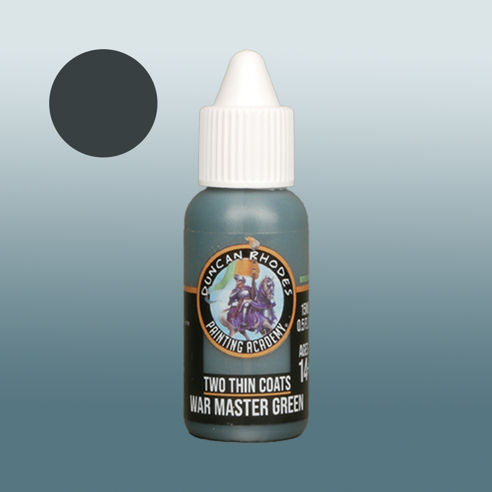 War Master Green - Two Thin Coats Paint – BlueCyborg.com