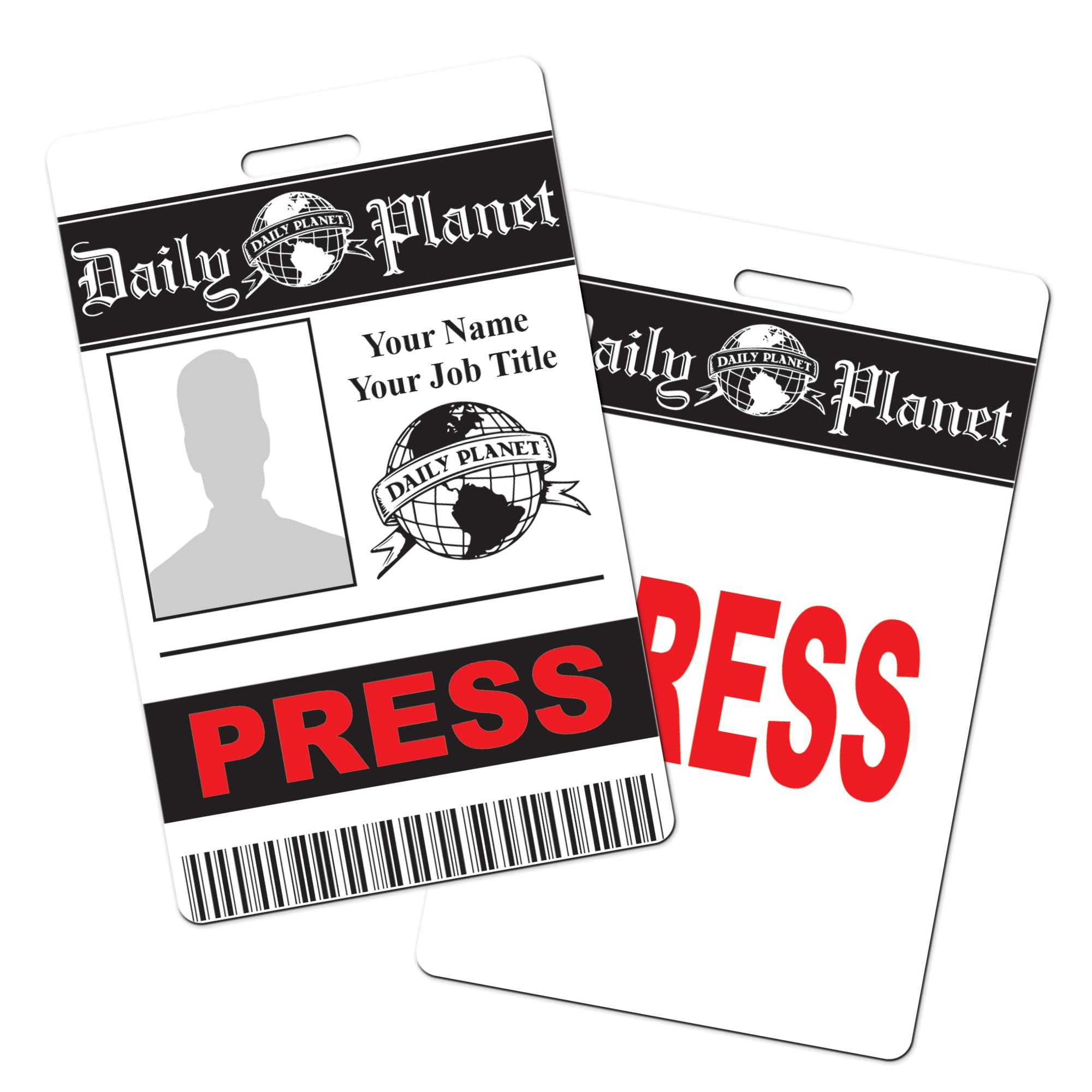 Daily Planet Press Pass Personalised Cosplay ID – BlueCyborg.com
