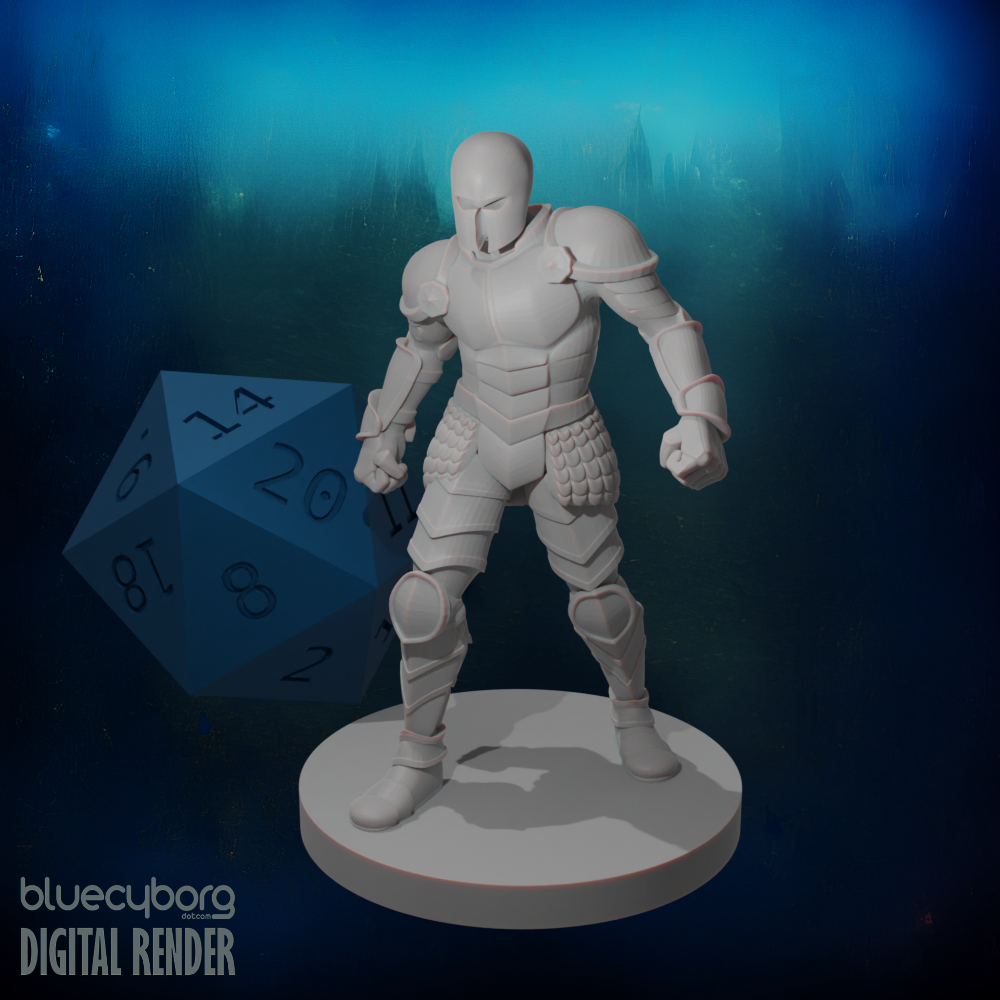 Animated Armour 28mm Scale Miniature for D&D, Shapeways, Pathfinder and ...