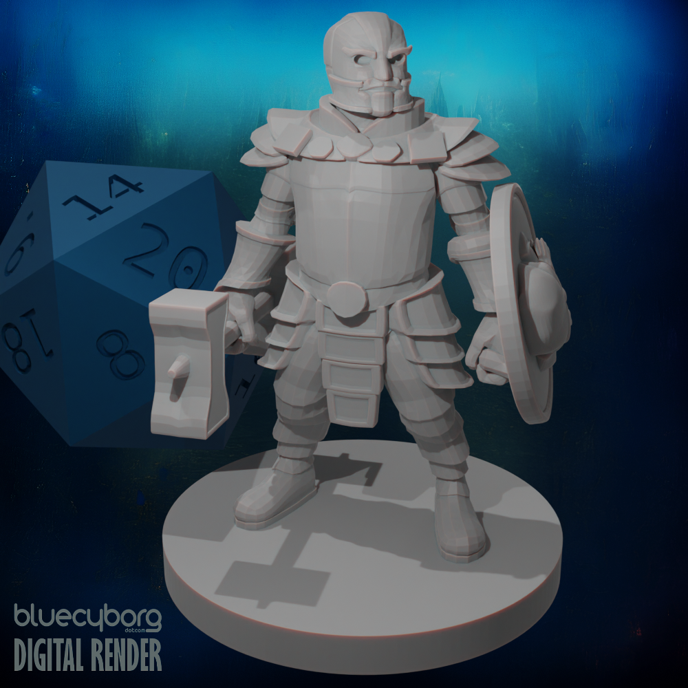 Animated Armour 28mm Scale Miniature for D&D, Shapeways, Pathfinder and ...