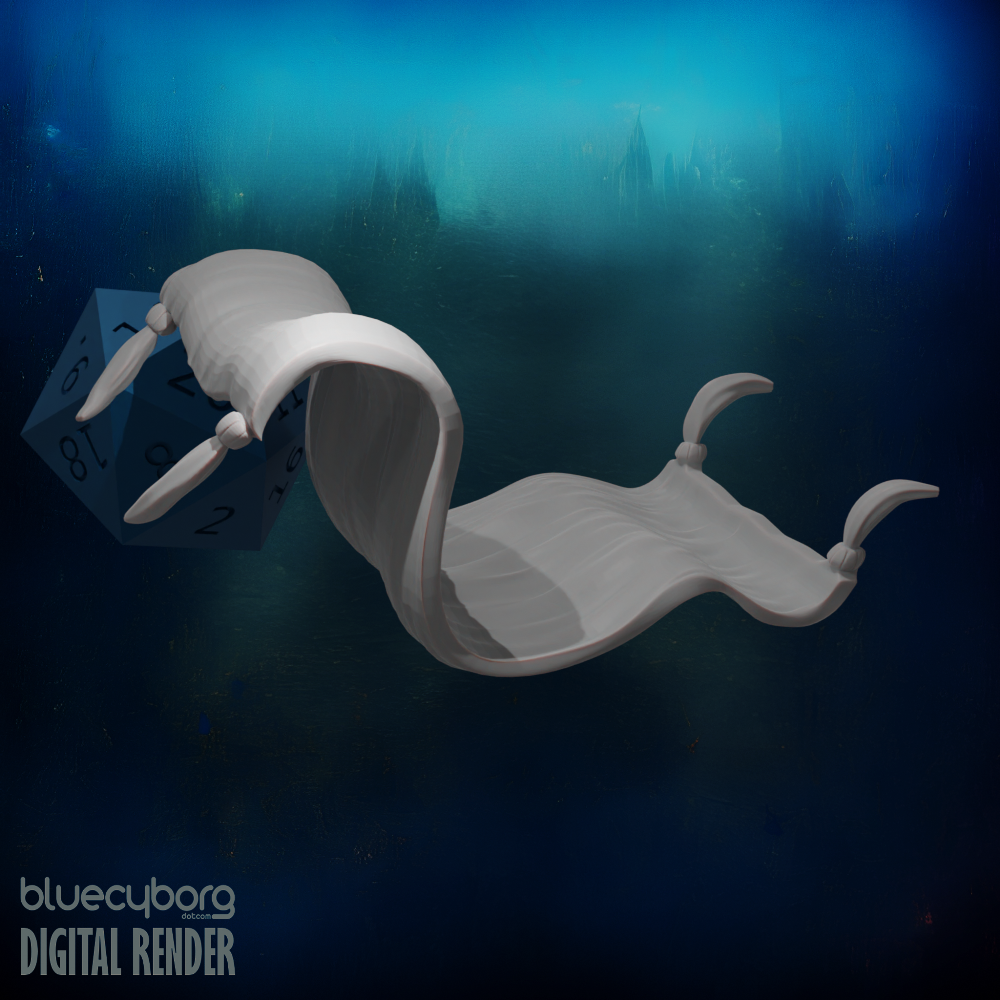 Rug of Smothering 28mm Scale Miniature for D&D, Shapeways, Pathfinder ...